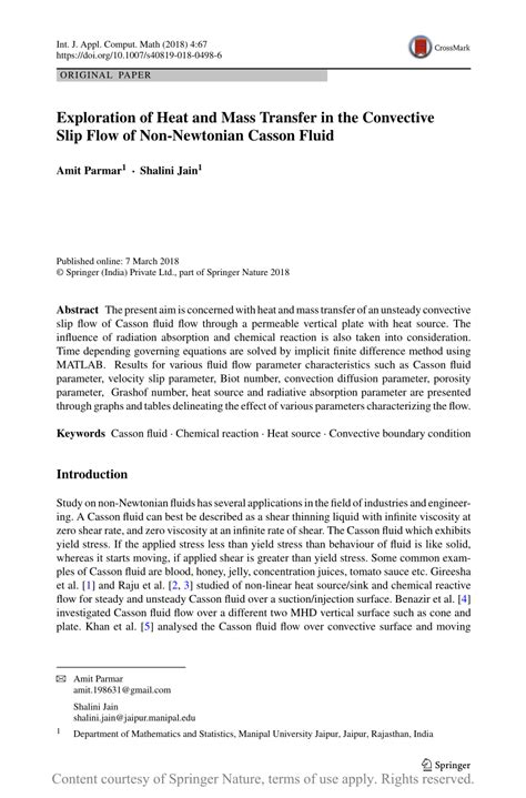 Exploration Of Heat And Mass Transfer In The Convective Slip Flow Of Non Newtonian Casson Fluid