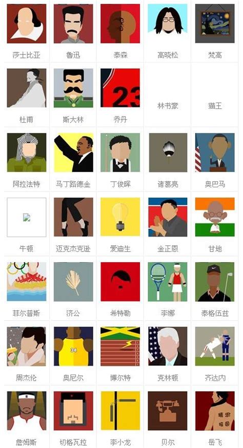 疯狂猜图答案名人明星图文对照答案大全 18183iPhone游戏频道
