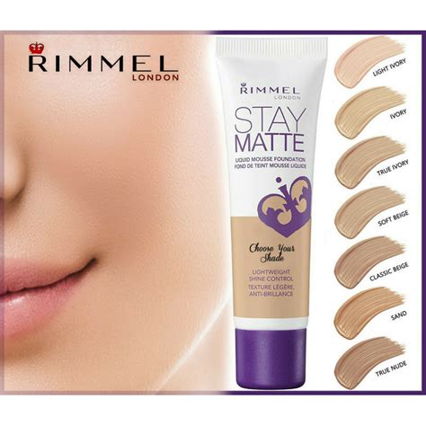Rimmel Tunisie Stay Mat Liquid Mousse Foundation Spacenet