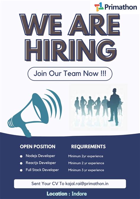 Were Thrilled To Announce That Primathon Is Expanding The Team And We Are On The Lookout For