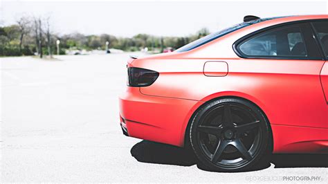 Photo Of The Day Red Devil Matte Red Bmw M3