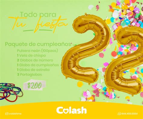 Colash Colash Tiene Todo Lo Que Necesitas Para Tu Fiesta Facebook