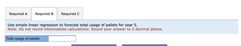 Use Simple Linear Regression To Forecast Total Chegg