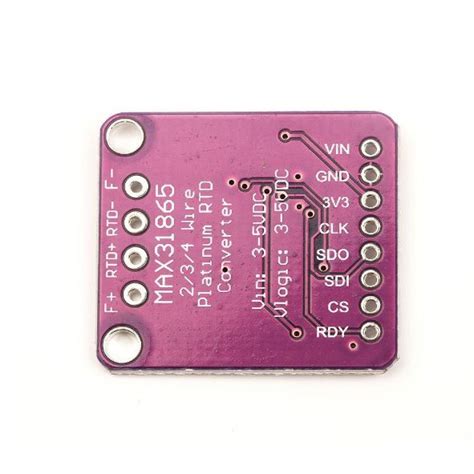 Tzt Max31865 Platinum Pt100 Rtd To Digital Temperature Sensor Amplifier