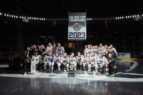Behind The Scenes Of The Hershey Bears Banner Raising Ceremony