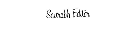 100 Saurabh Editor Name Signature Style Ideas Ultimate Esignature