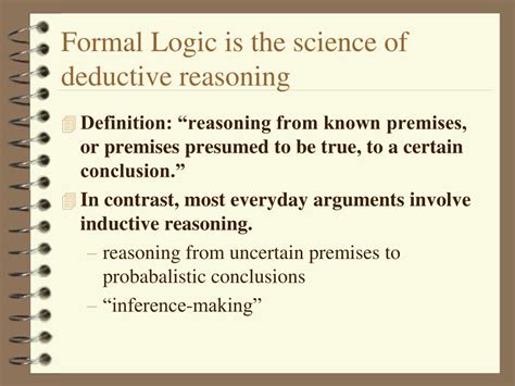 Ppt Formal Logic Powerpoint Presentation Free Download Id 1616255