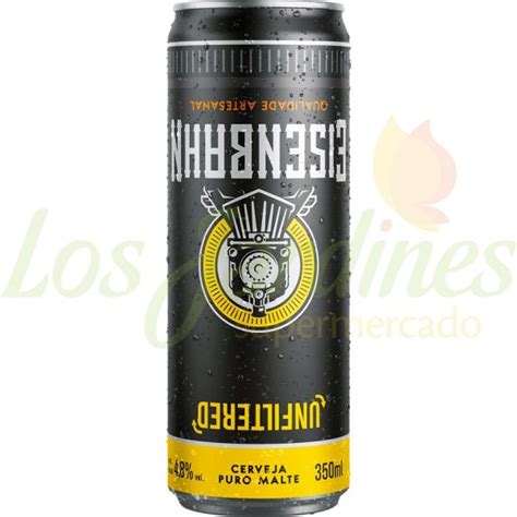 CERVEZA EISENBAHN UNFILTERED LATA 350ML