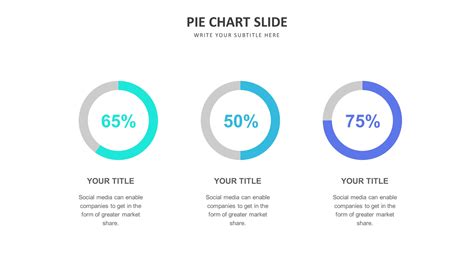 Pie Chart Slide Templates Biz Infograph