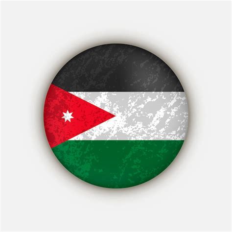 premium vector country jordan jordan flag vector illustration