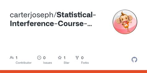 Github Carterjosephstatistical Interference Course Project