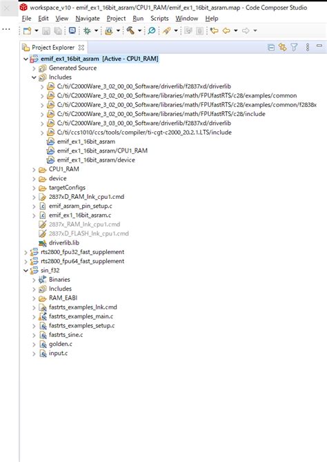 CCS C2000WARE 6001 Cannot Open File Permission Denied C2000