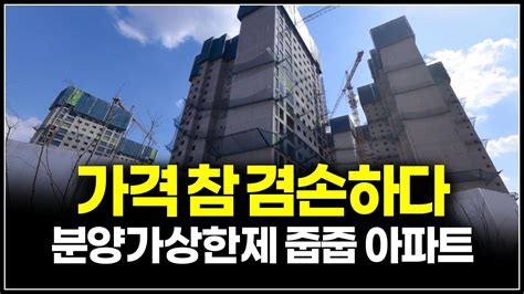 겸손한 가격 분양가상한제 줍줍 평당 1300만원대 경기도 아파트 Youtube