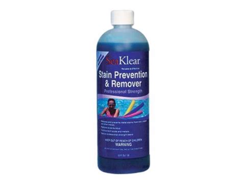 Seaklear Stain Prevention And Remover 1 Quart 1110012 Pool Supply