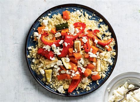 Couscous Met Feta En Geroosterde Groenten Recept Allerhande Albert Heijn