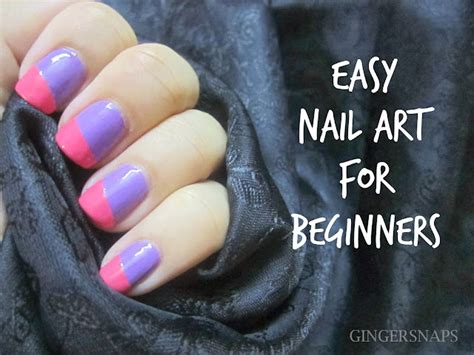Diy Easy Nail Art For Beginners Using Scotch Tape Gingersnaps