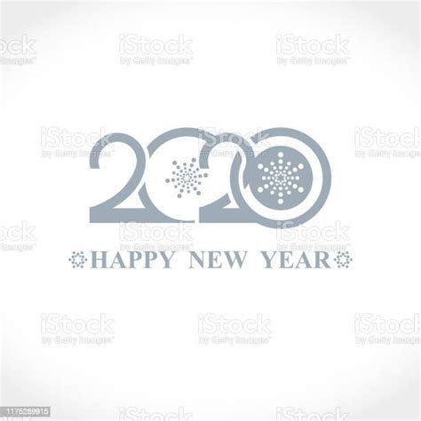 새해 복 주 2020 로고 텍스트 디자인입니다 원하는 플랫 벡터 템플릿 2020 엽서 디자인 템플릿 달력 브로셔 표지 포스터