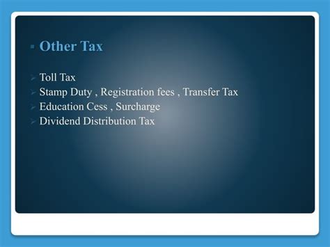 Taxation System Of India Ppt