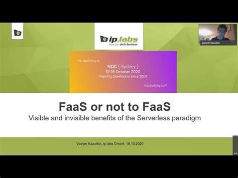 Ndc Conferences Talk Faas Or Not To Faas Visible And Invisible