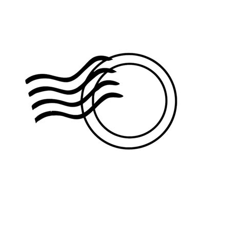 Stamp Svg Postage Stamp Svg Postal Stamp Silhouette Cutting Inspire