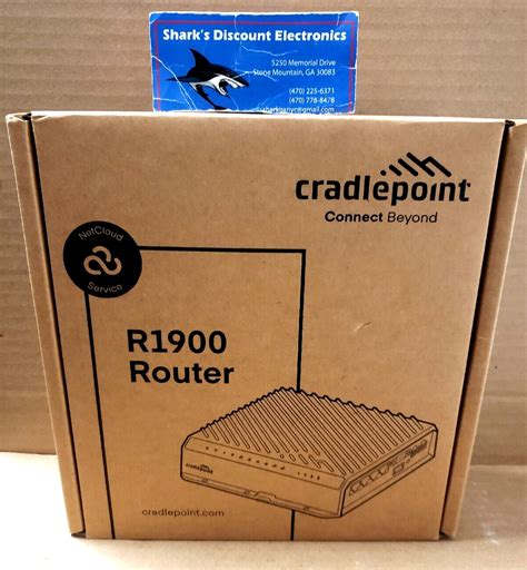 Cradlepoint R1900 Dual Band Wifi 6 Router Mb01 19005gb Ga New In Box