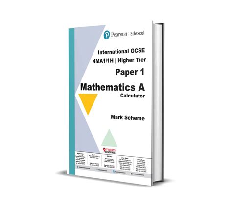 pearson edexcel gcse 4ma1 1h higher tier mathematics a paper 1