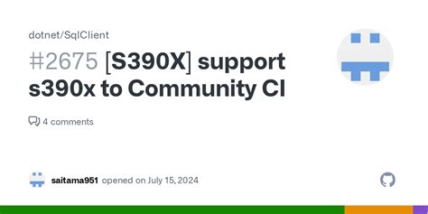 S390x Support S390x To Community Ci · Issue 2675 · Dotnetsqlclient