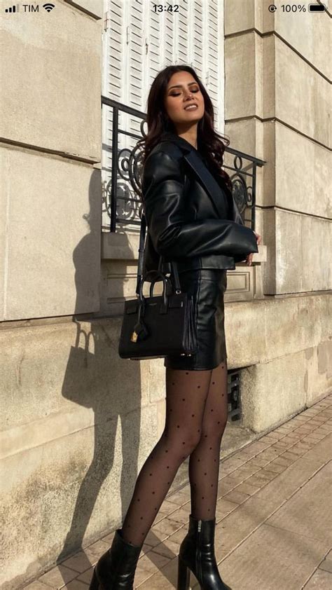 Leather Mini Skirts Leather Skirt Winter Fashion Outfits Casual