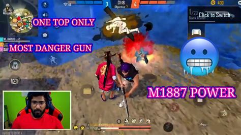 Warloop Vs Wacky Ff 🔥 Warloop M1887gun Power Onetop😈🔥onetop Best Gun 🔥