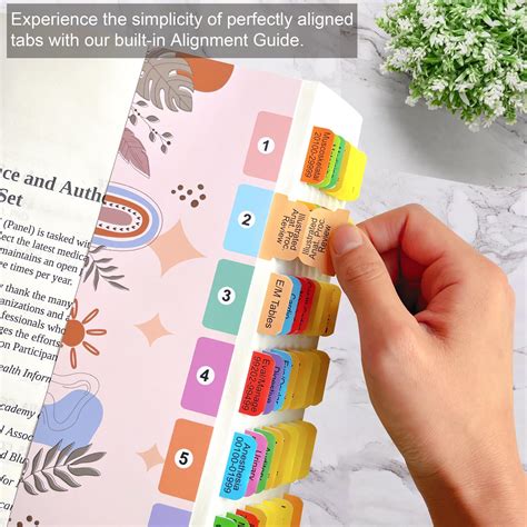 Fichas De índice Para Cpt 2024 Professional 1 Edición 72 Pestañas Impresas Codificadas Por