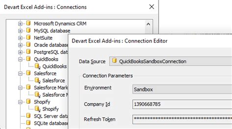 Excel Add In For QuickBooks Online Connection Integration Import And Bulk Edit Live Data