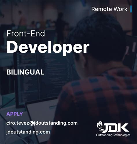 Jdk Outstanding Technologies On Linkedin Frontenddeveloper Techjobs Webdevelopment