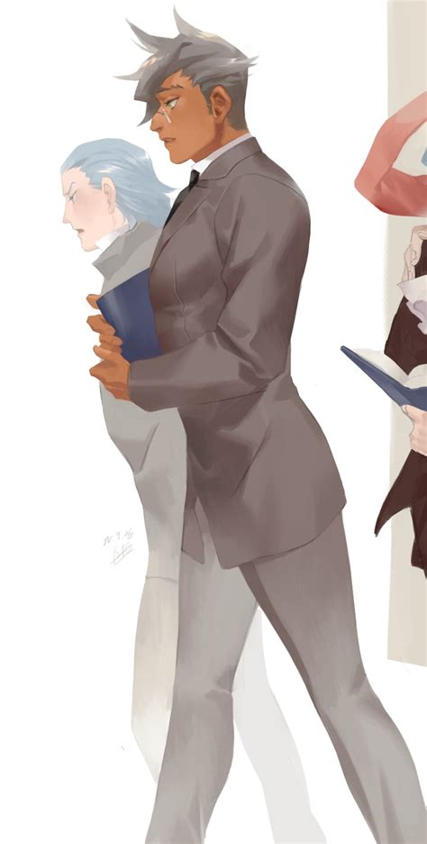 Manfred Von Karma Damon Gant And Ichiyanagi Bansai Ace Attorney
