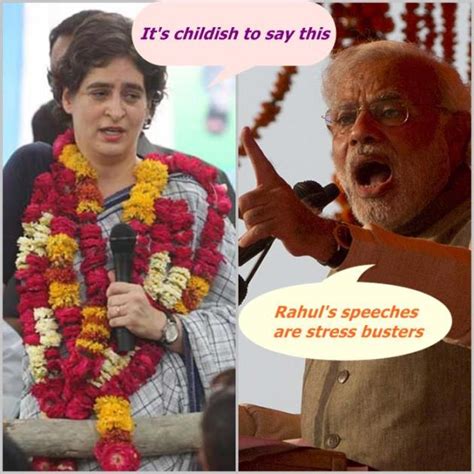 Priyanka Gandhi Vs Narendra Modi Attacks And Counter Attacks Picture