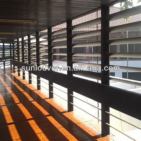 Aerofoil Anodized Aluminum Sun Louver Bladeolive Shaped Aluminum