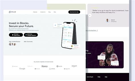 Design Modern And Clean Landing Page And Website Ui Ux By Adole Fiverr