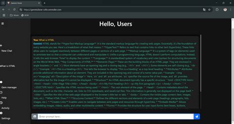 Ai Chatbot Webdevelopment Javascript Api Openai Geminiclone