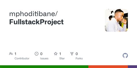 Github Mphoditibanefullstackproject