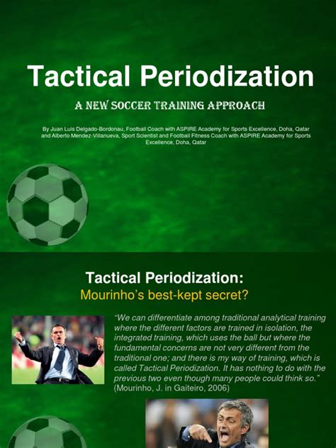 Tactical Periodization A New Soccer Training Approach Pdf Physical
