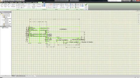 Autodesk Inventor Tutorial Drafting Intro Editing Sheets Borders And Title Blocks YouTube