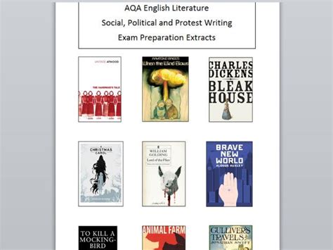 AQA English Literature Extracts For Revision Social Political
