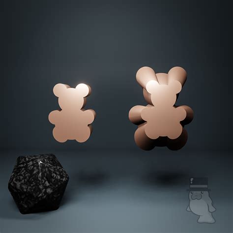 Animals 015 Bear Meeples And Tokens Cryptogene Mini Manatee New