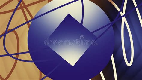 D Animation With Moving Lines And Circle Motion Stock Image Image Of Computer Design