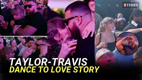 Taylor Swift And Travis Kelce Dance To Love Story Seal It With A Kiss