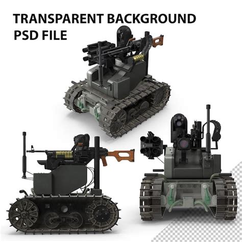 Premium Psd Military Robot Png