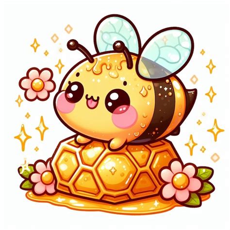 Premium Vector Cute Bee Illustration