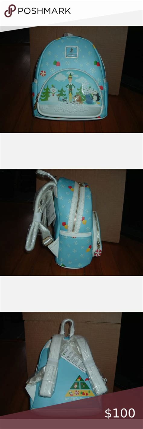 Loungefly Elf The Movie Snow Globe Mini Backpack~ With Tags~ Brand New In 2022 Mini Backpack