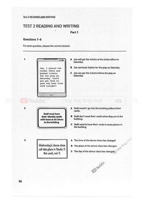 Ket A2 Key Collins 8 Practice Tests 2020 Lop Hoc Thay Molpdf