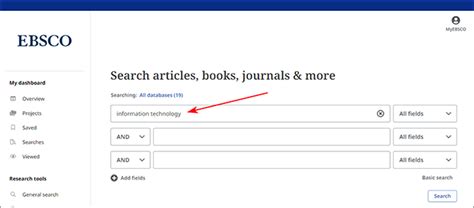 The New Ebscohost Interface Advanced Search
