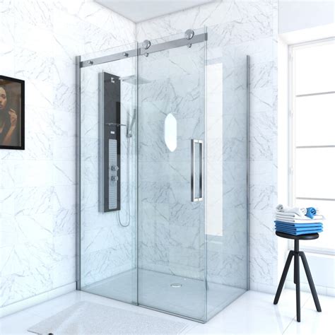 Pack Porte Coulissante 140cm Paroi De Retour 90cm Rolling AURLANE